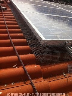 RETI PER PICCIONI E PANNELLI SOLARI – SA-FI